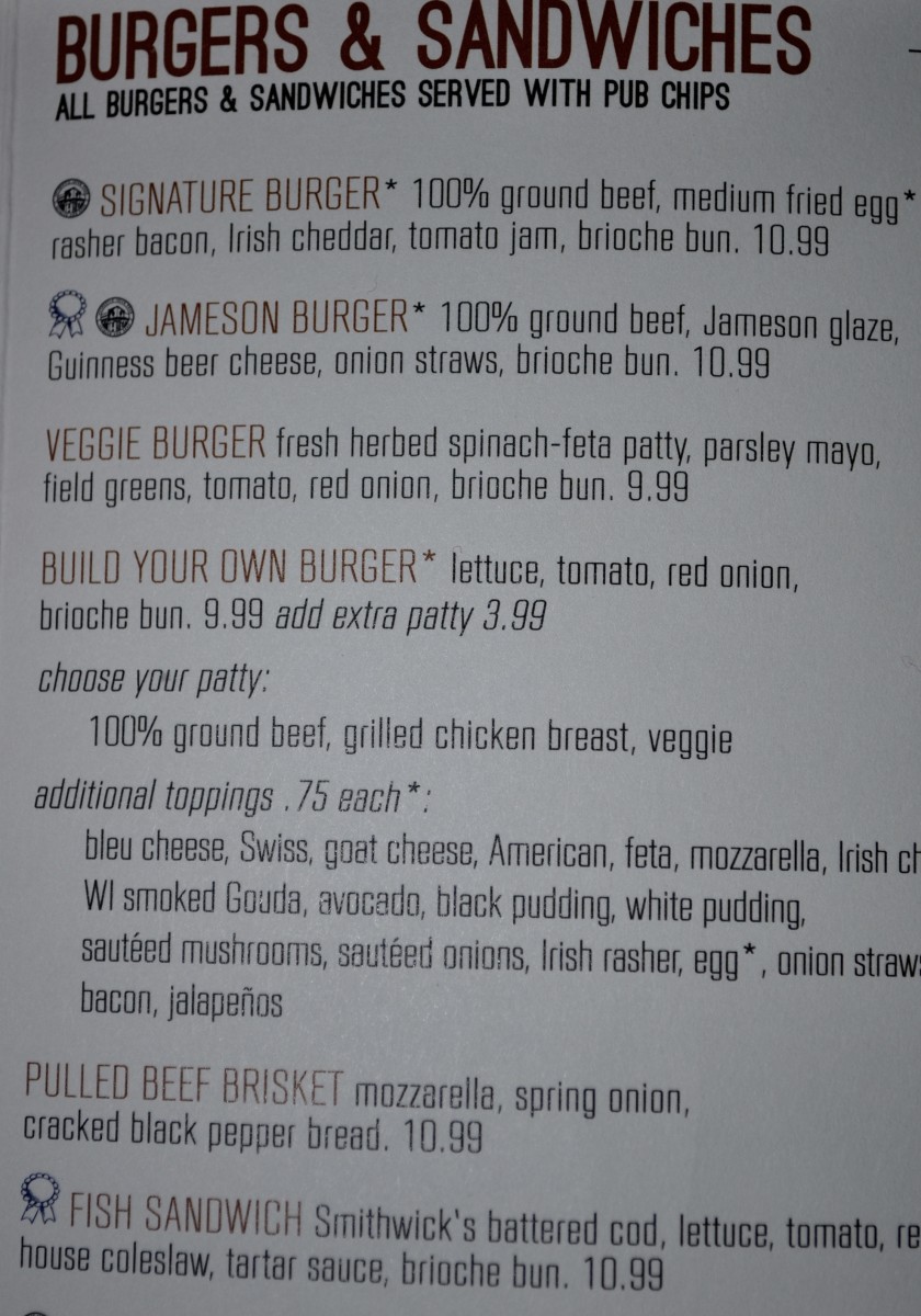 The Claddagh: Irish Restaurant/Pub Review- Menu & Prices - HubPages
