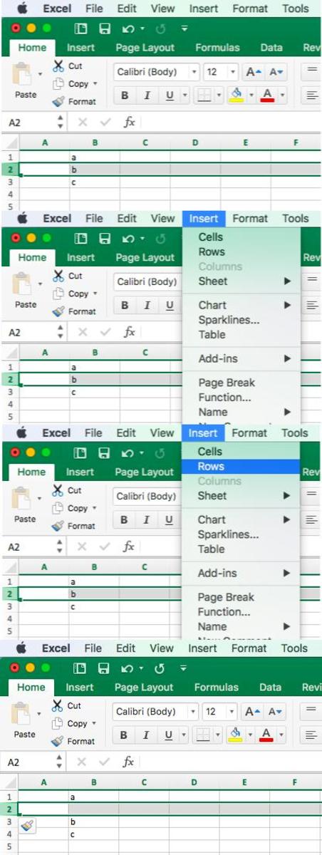 How to Insert a Row on an Excel Spreadsheet - HubPages
