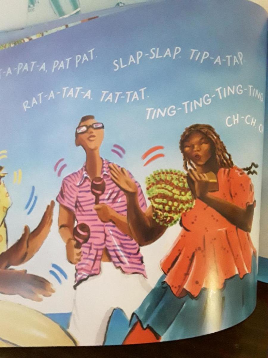 Musical Jam Session With Friends in Picture Book With Rhythm and Joy ...