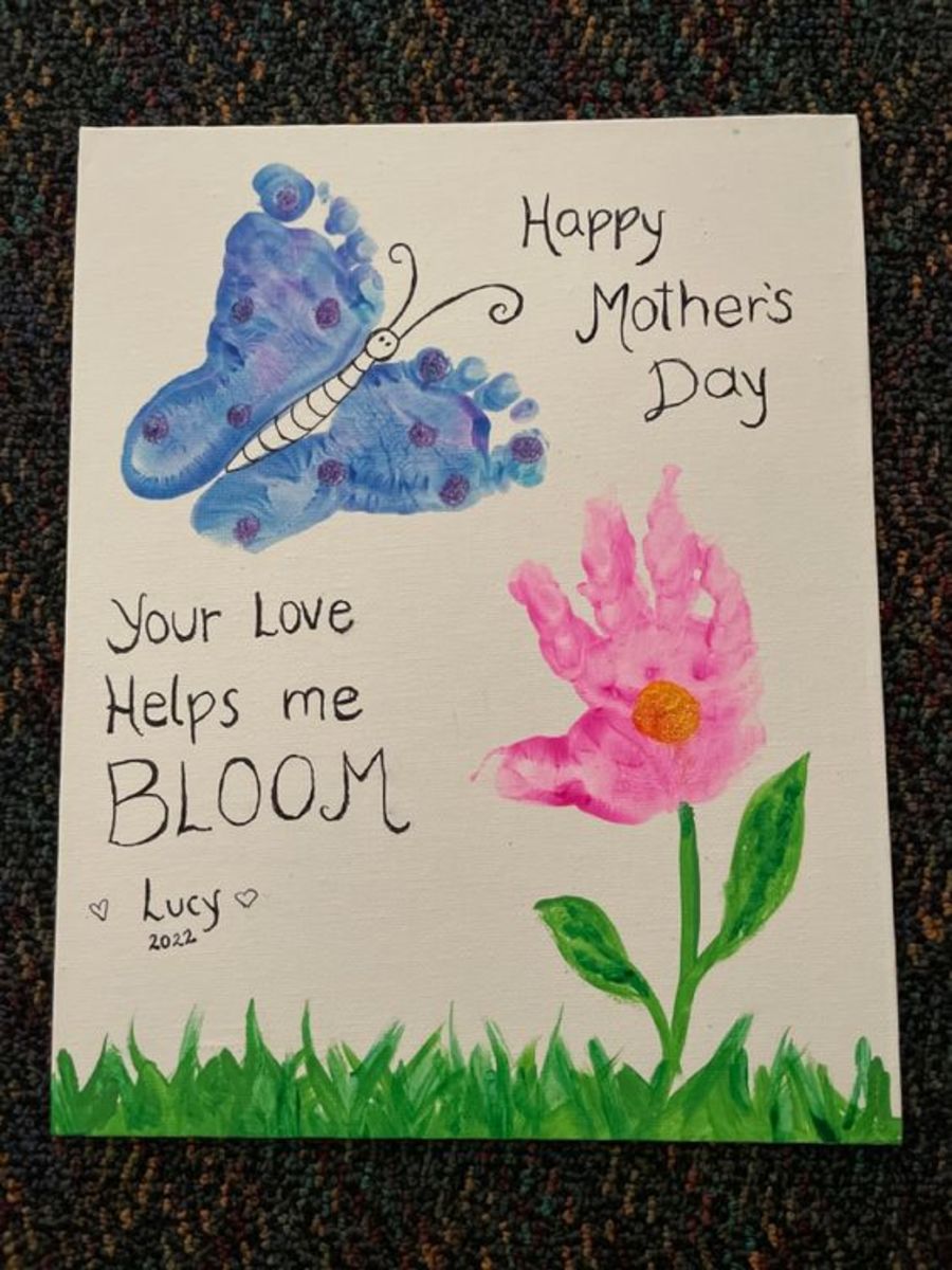 35+ Adorable Mothers Day Hand and Footprint Art Ideas That Will Be ...