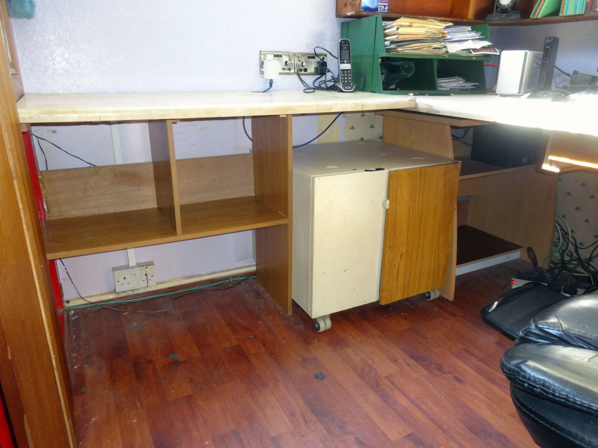 Creating Usable Under Desk Storage Space - HubPages