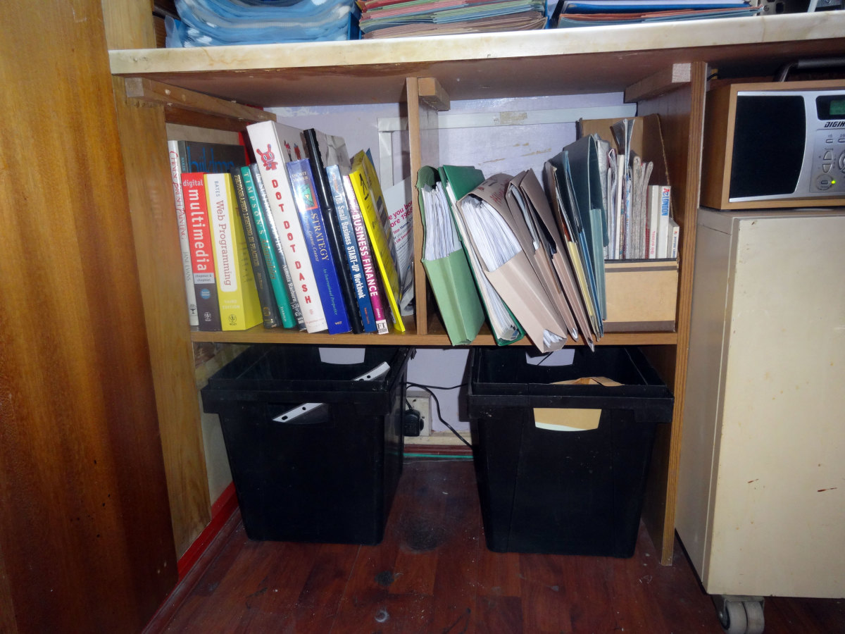 Creating Usable Under Desk Storage Space - HubPages
