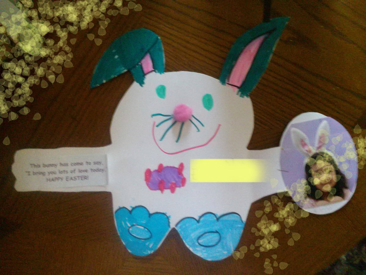 Easter bunny by paper bag/spring craft for children and adults. - HubPages