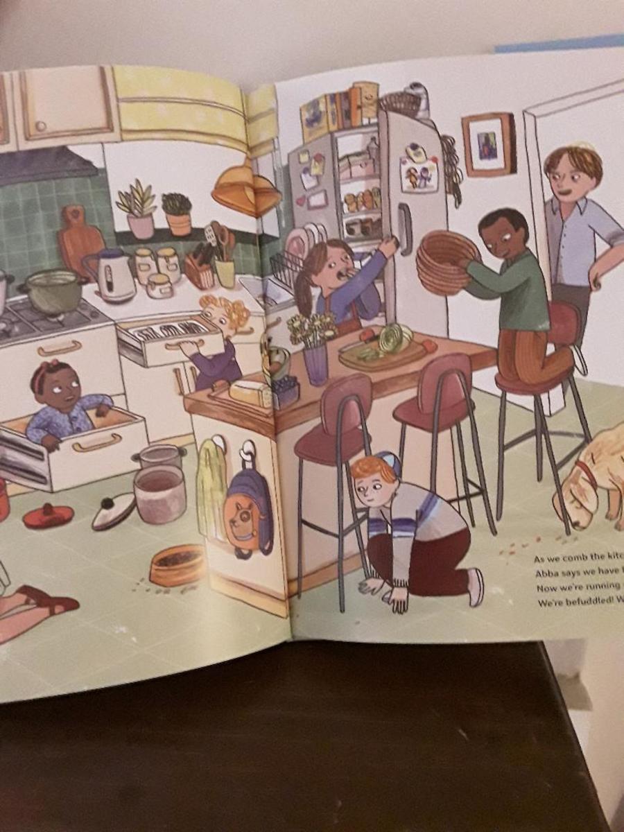 Passover Tradition With a Hide and Seek Game as Depicted in Fun Picture ...