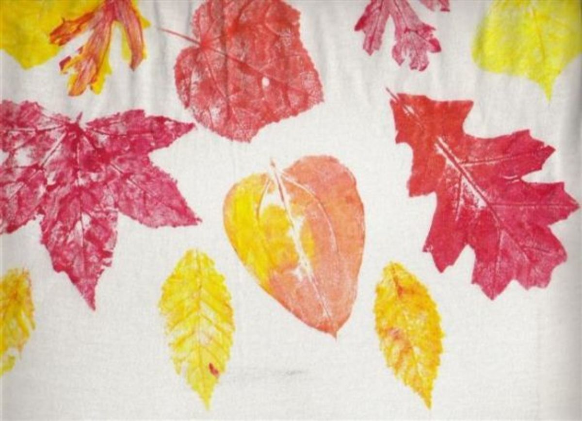 Do-It-Yourself Nature Crafting: Leaf Printing, Stamping and Fall ...
