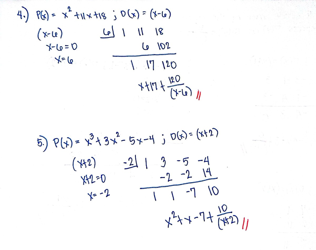 Mathematics - Synthetic Division - HubPages
