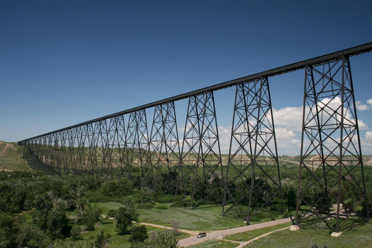 Visiting the High Level Bridge, Lethbridge, Alberta: Of Its Type the ...