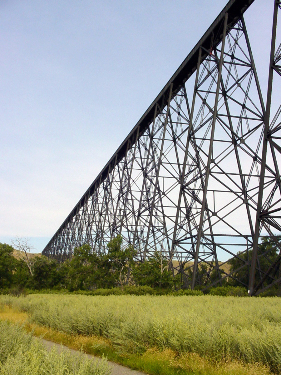 Visiting the High Level Bridge, Lethbridge, Alberta: Of Its Type the ...