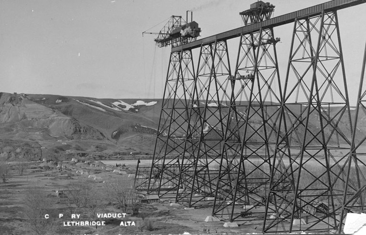 Visiting the High Level Bridge, Lethbridge, Alberta: Of Its Type the ...