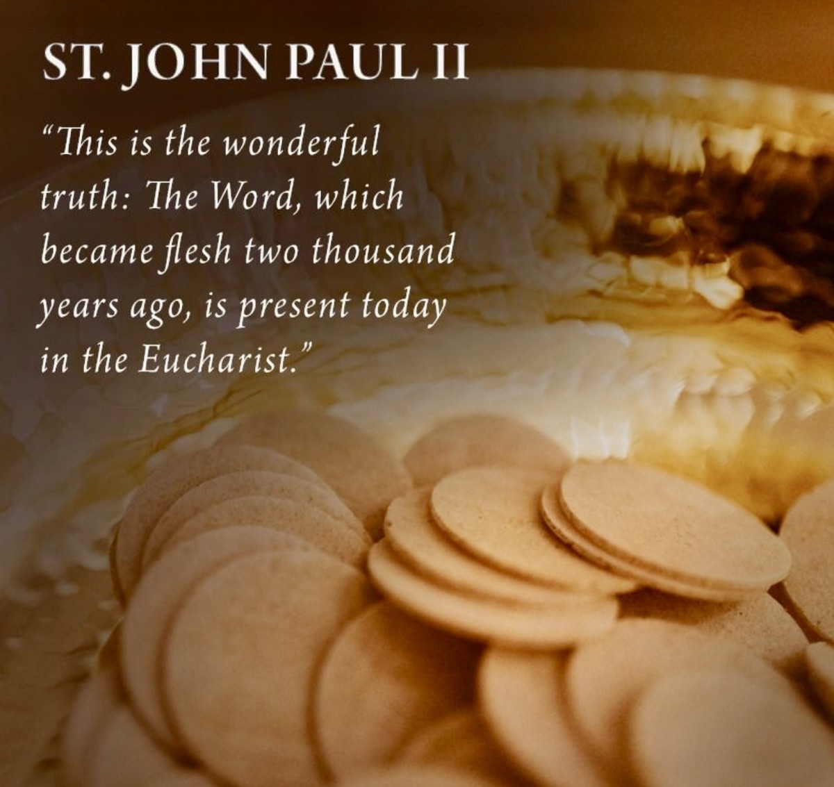 Thursday of the Third Week of Easter; Flesh for the Life of the World ...