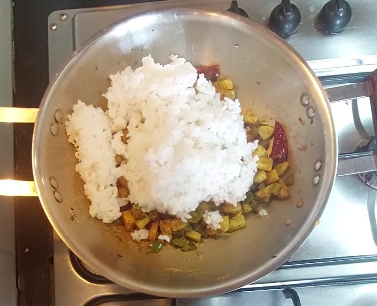Aloo Capsicum Rice (Potato Bell Pepper Rice) - HubPages