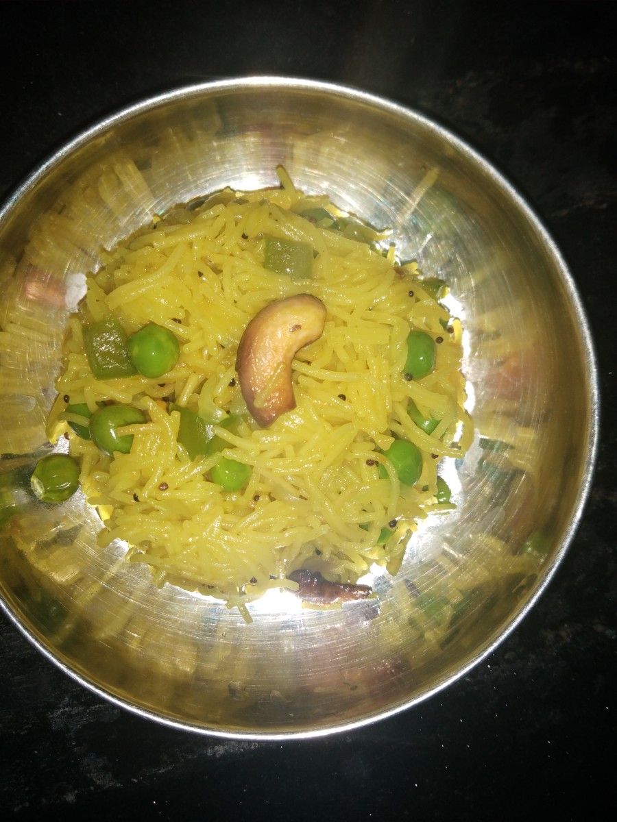 Vermicilli Upma or Semiya Upma Recipe - HubPages