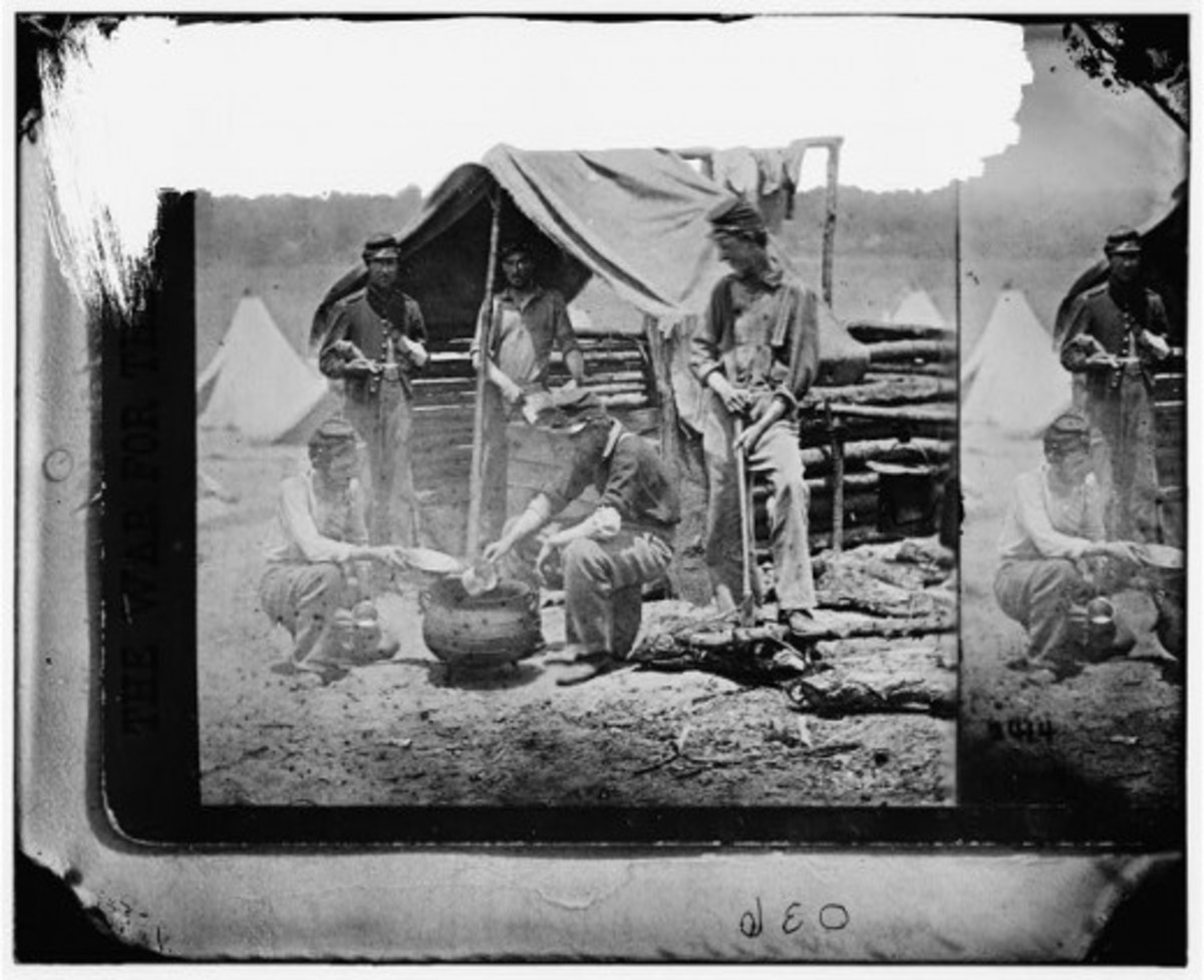 American Civil War Life: Union Infantryman – Life In Camp 5 - HubPages