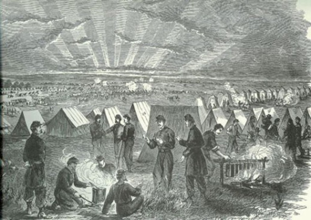 American Civil War Life: Union Infantryman – Life In Camp 5 - HubPages