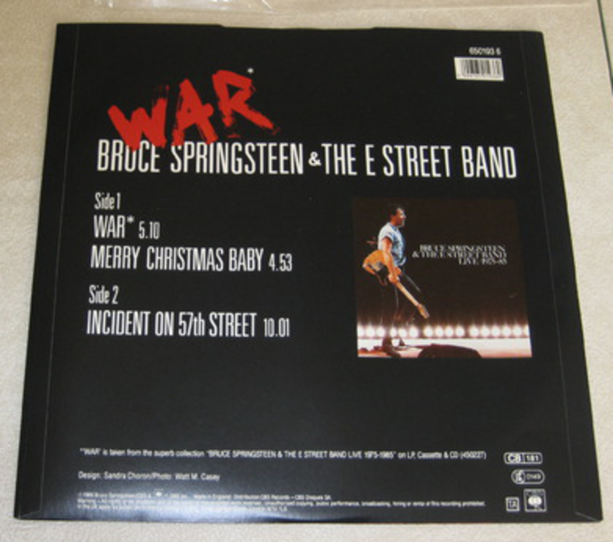 Bruce Springsteen vinyl and compact disc collectibles from the Eighties ...