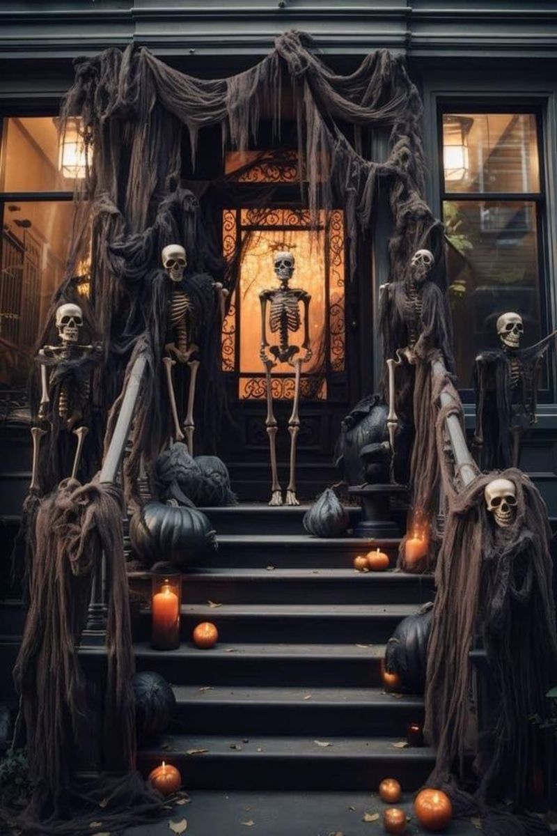 50+ Easy Diy Halloween Front Porch Decorations - HubPages