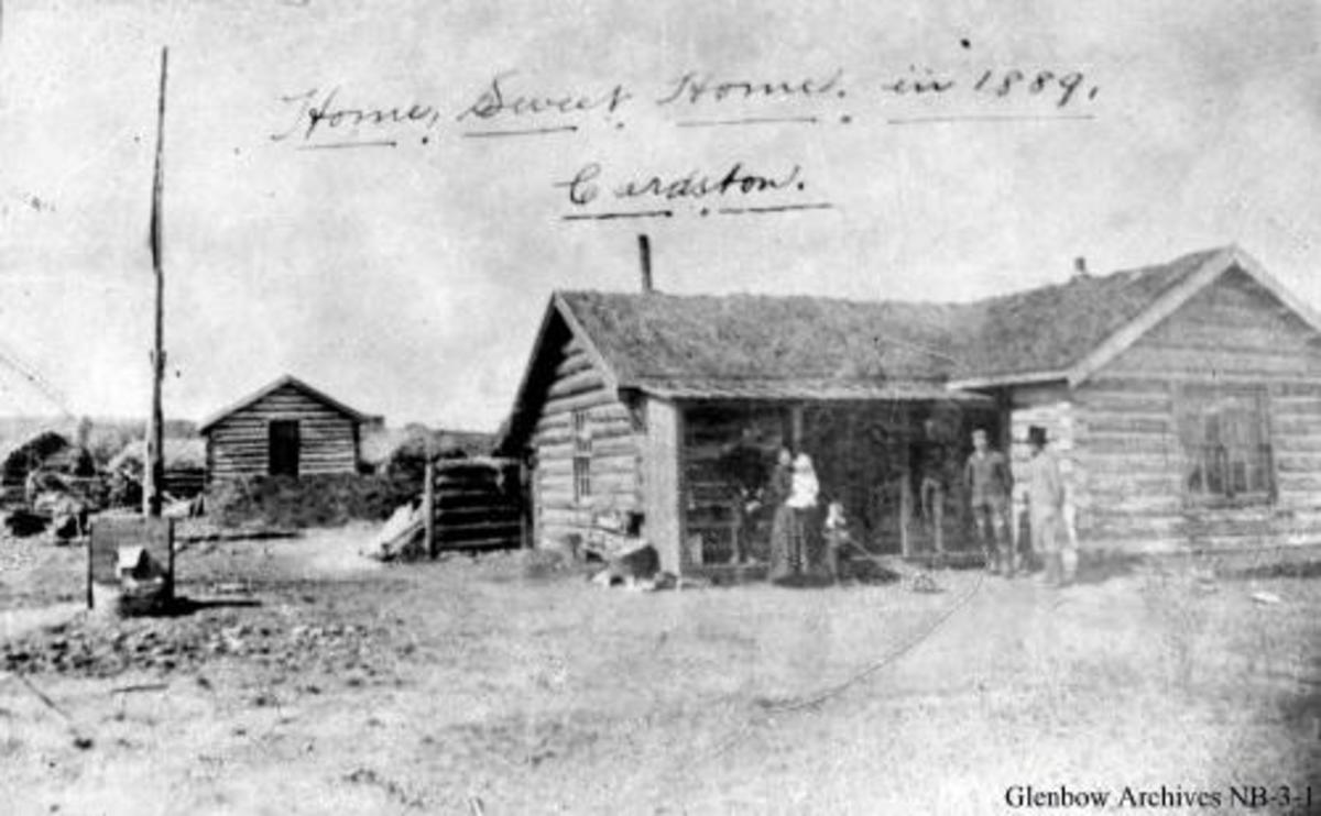 Visiting the Card Pioneer Home, Cardston, Alberta: Log Cabin of the ...