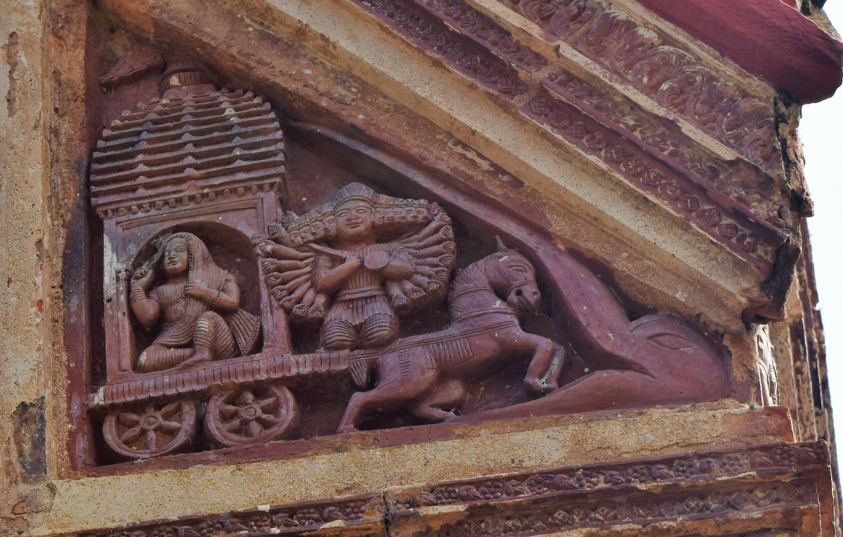 Ratha or Chariot - Part II : Chariots in Bengal temple decoration ...