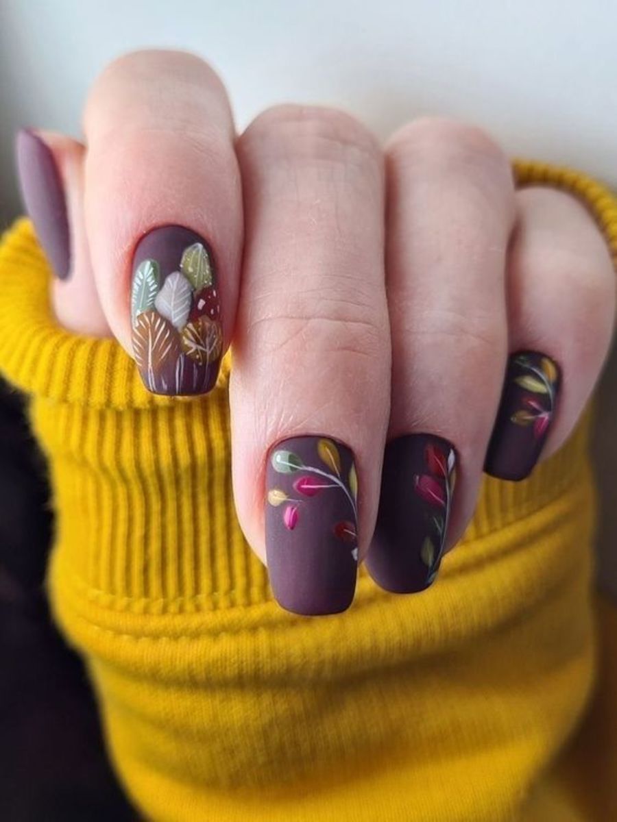 30+ Fall Nail Art Ideas and Smokin' Autumn Colors 2024 - HubPages