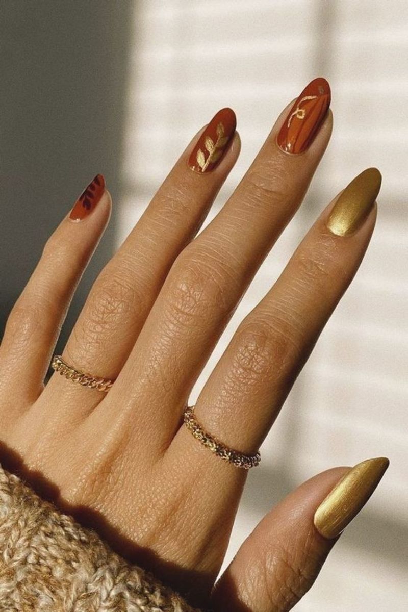 30+ Fall Nail Art Ideas and Smokin' Autumn Colors 2024 - HubPages