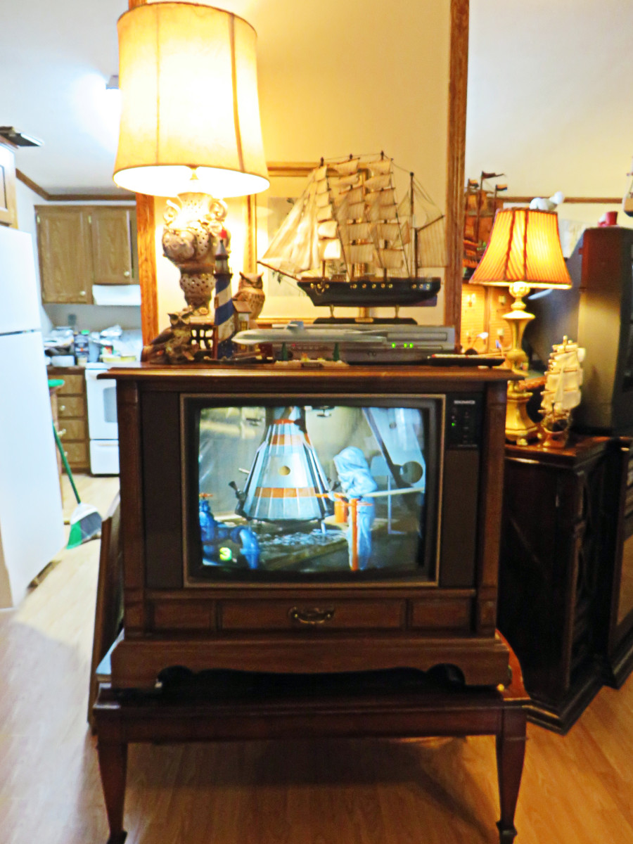 1989 Magnavox Color Television Console Model Rk4914 - Hp01, Magnavox ...