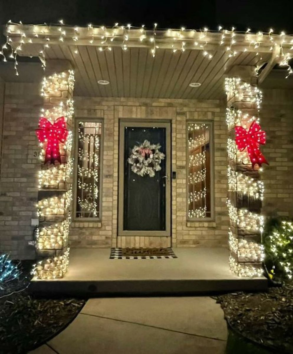 Homemade outdoor christmas light decorations store