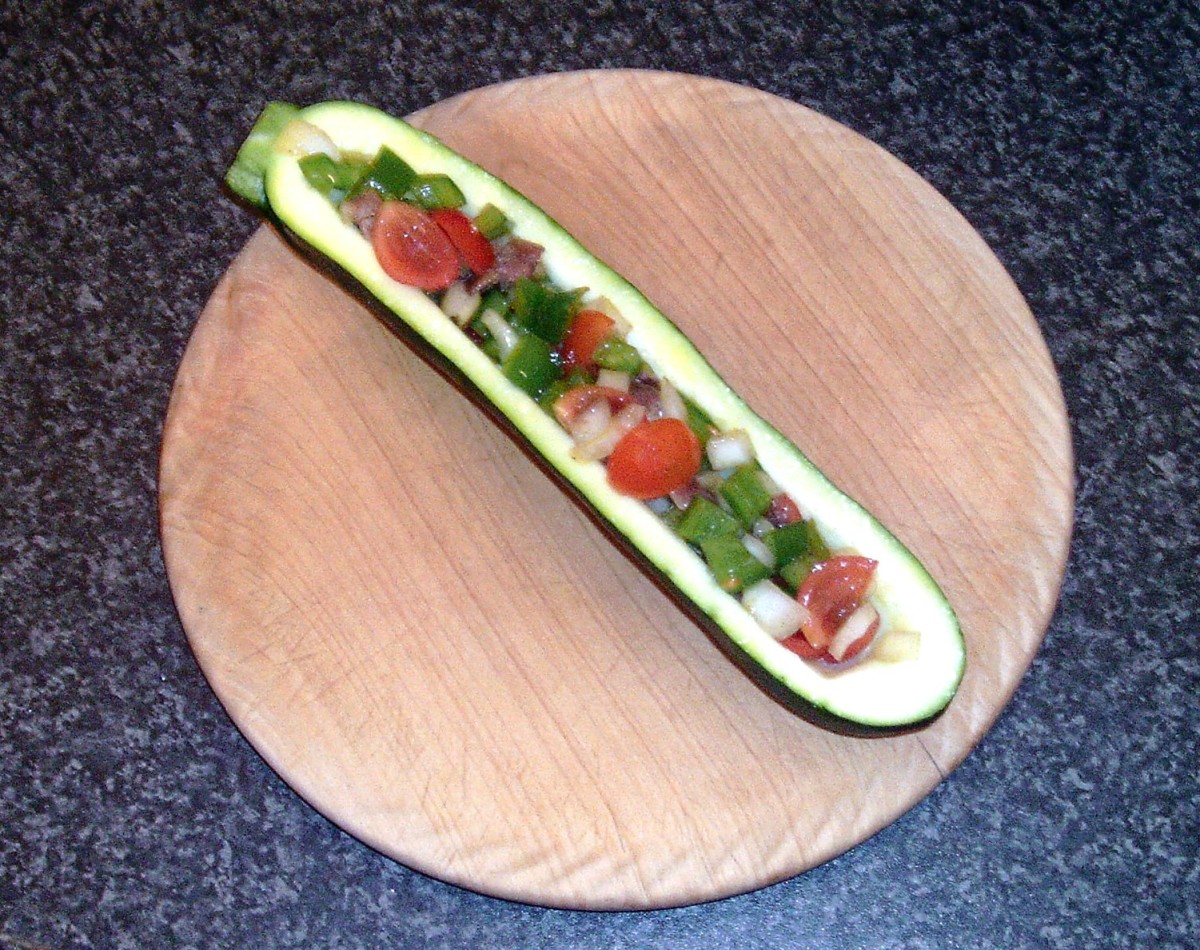 Sea Bass en Croute With Stuffed Courgette: Zucchini Boat Recipe - HubPages