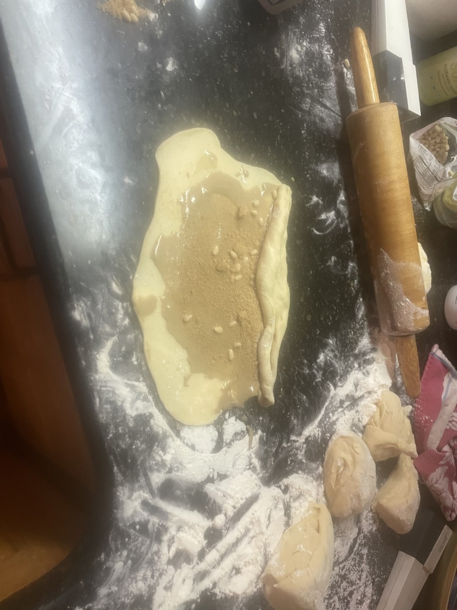 Orange-Perfumed Tahini Rolls with Pine Nuts Recipe - HubPages