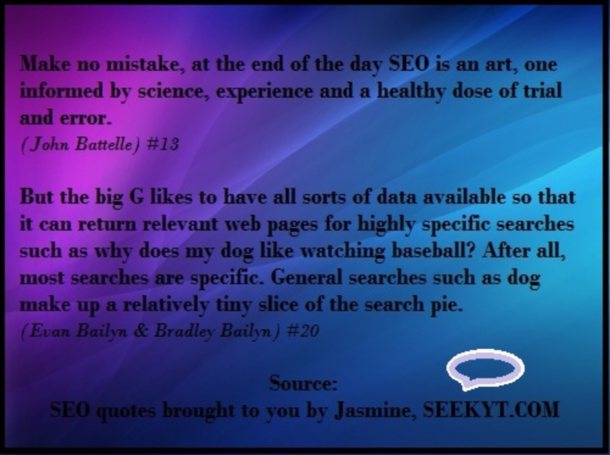Quotes About Search Engine Optimization - HubPages