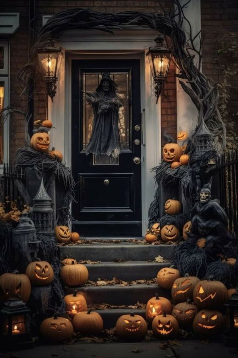 50+ Easy Diy Halloween Front Porch Decorations - HubPages