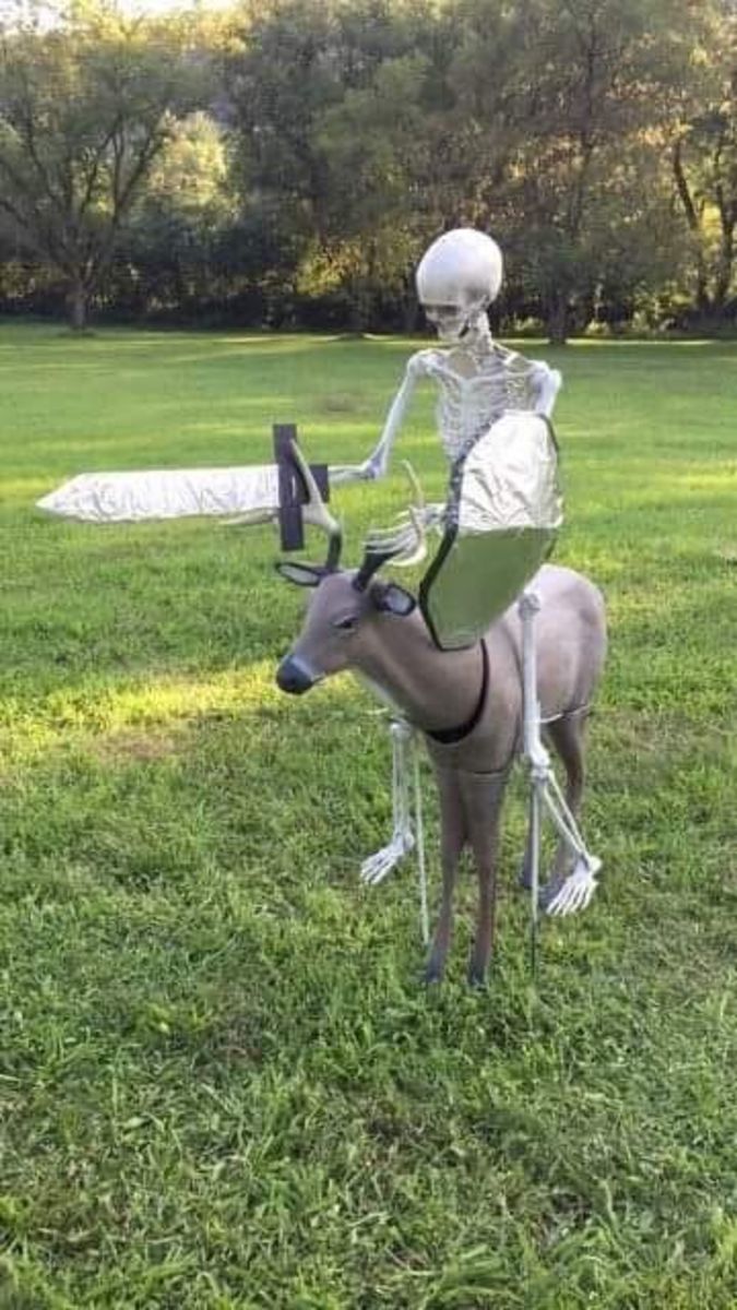 20+ Spooktastic Skeleton Halloween Decoration Ideas for Front Yard ...