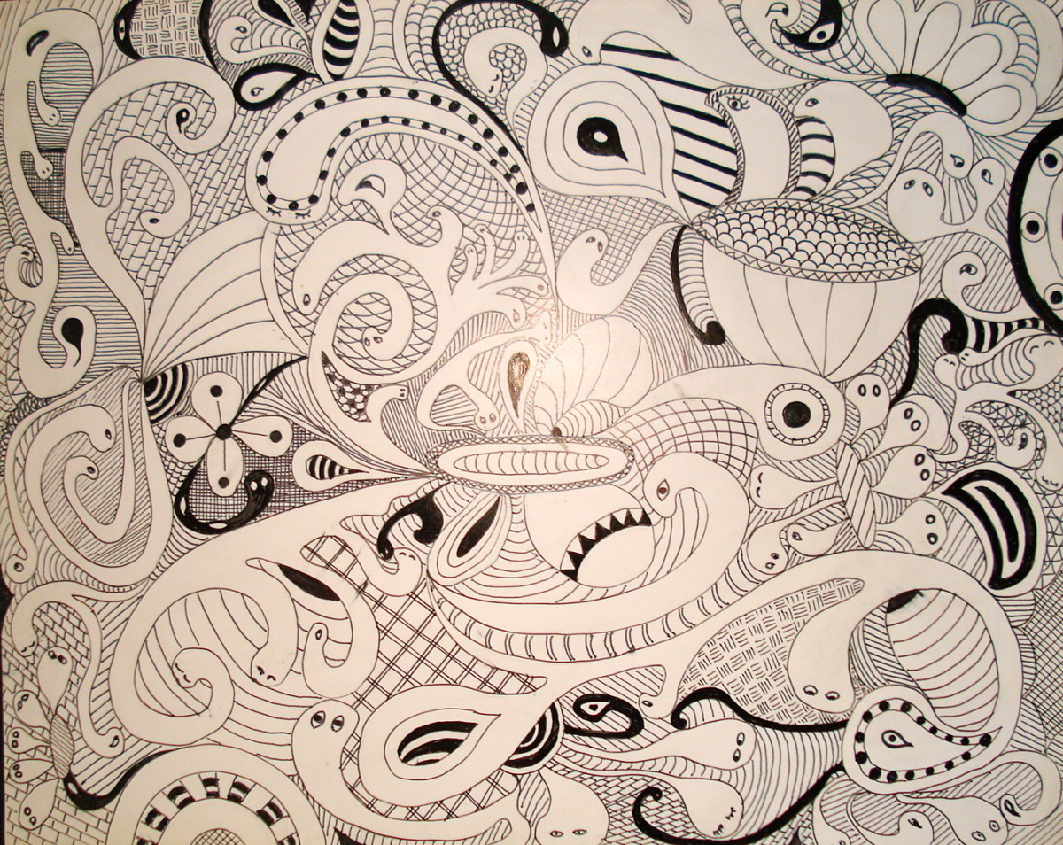 Drawing: Freehand Doodling is fun - HubPages