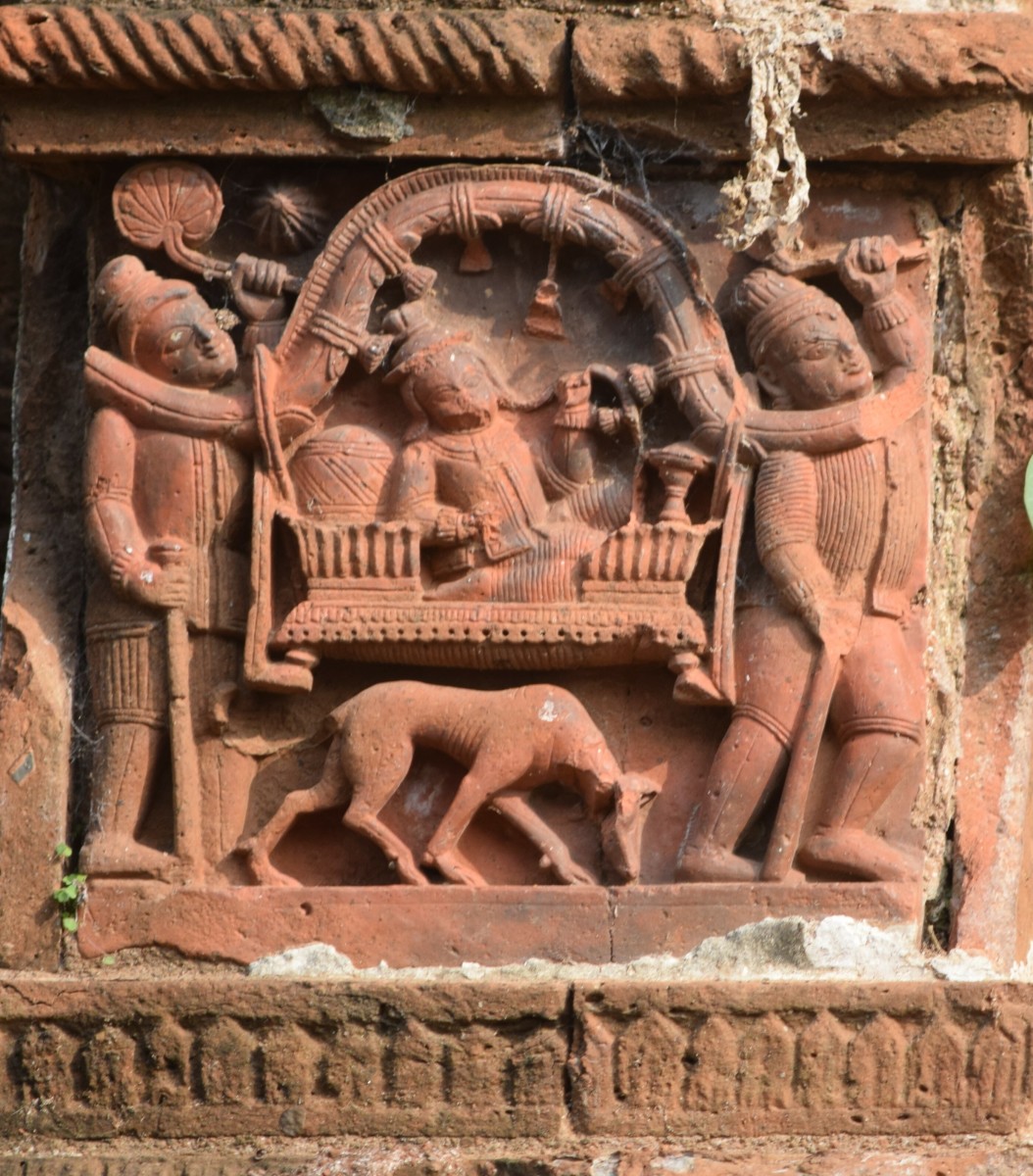 Dogs in the temple decoration of West Bengal, India - HubPages