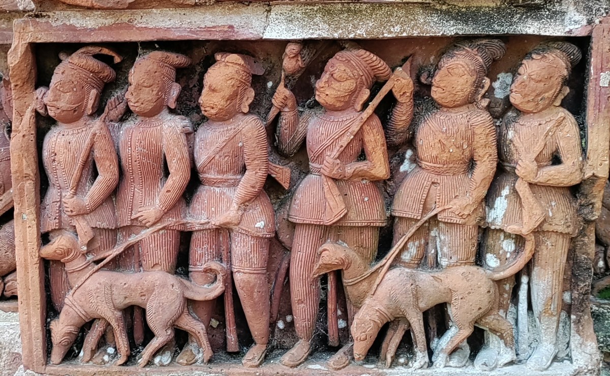 Dogs in the temple decoration of West Bengal, India - HubPages