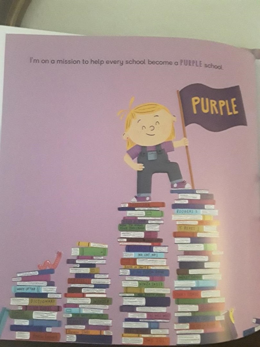 Purple Is Inclusive for Our Children's Schools in Creative Picture Book ...