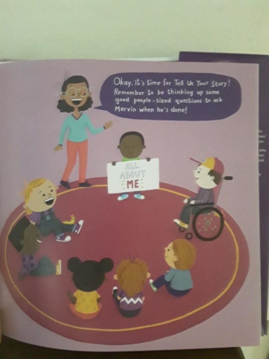 Purple Is Inclusive for Our Children's Schools in Creative Picture Book ...