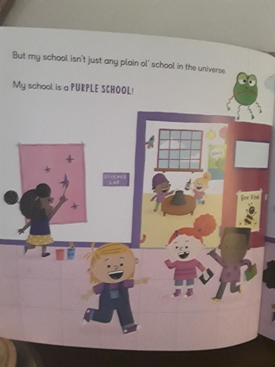 Purple Is Inclusive for Our Children's Schools in Creative Picture Book ...