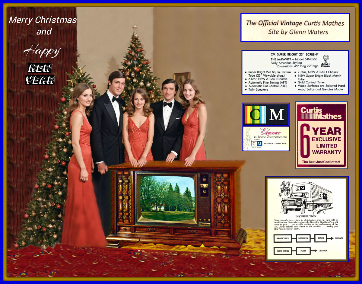 Vintage Curtis Mathes Advertisements by Glenn Waters Recapturing the ...