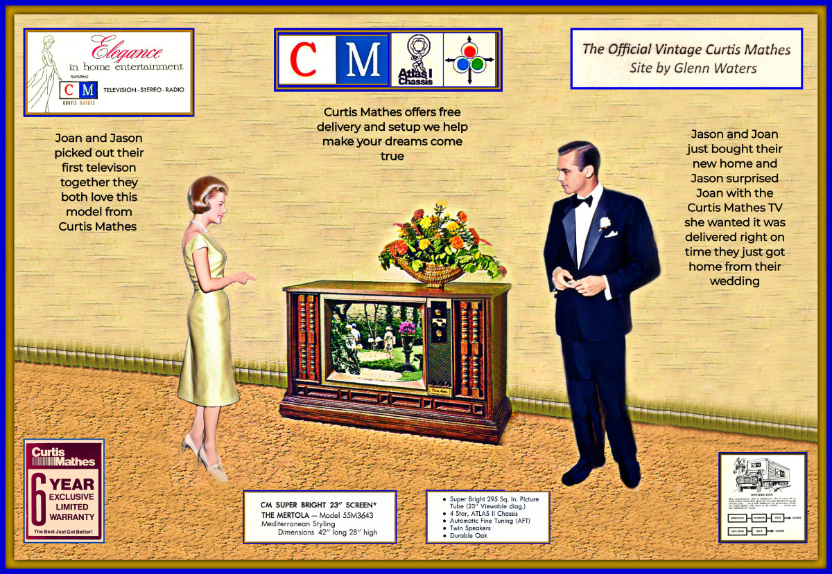 Vintage Curtis Mathes Advertisements by Glenn Waters Recapturing the ...