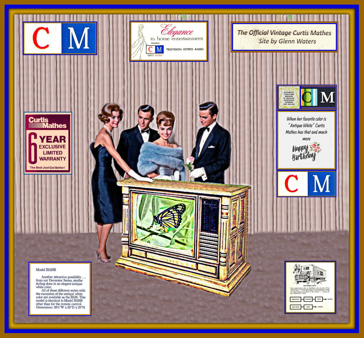 Vintage Curtis Mathes Advertisements by Glenn Waters Recapturing the ...