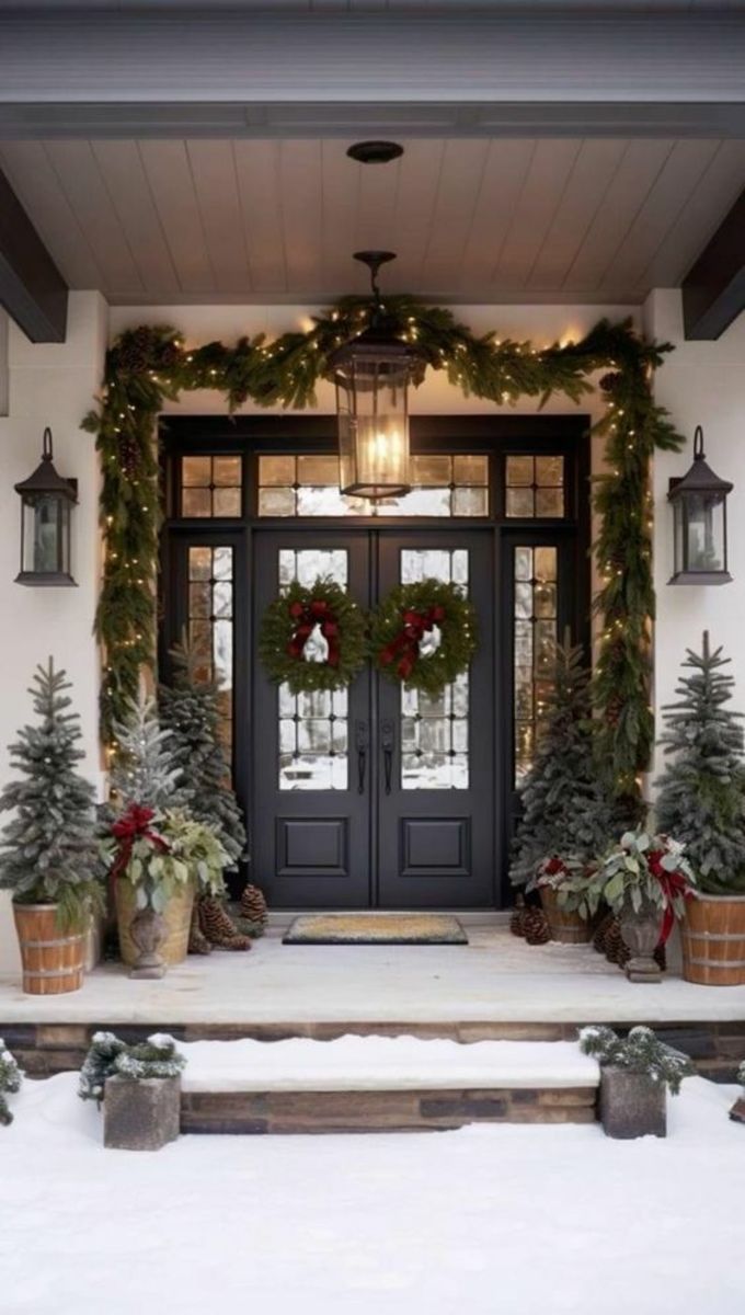 40+ Genius Christmas Front Porch Decorating Ideas - HubPages