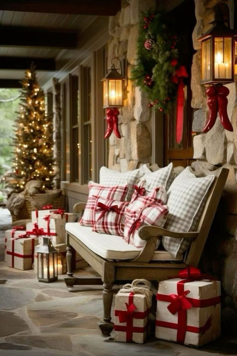 40+ Genius Christmas Front Porch Decorating Ideas - HubPages
