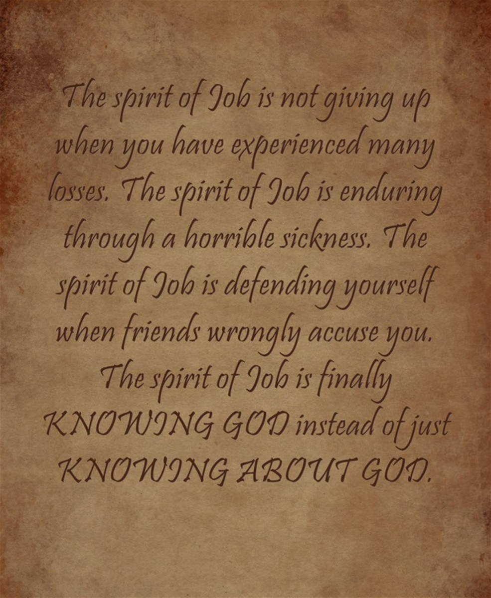 Lord, Give Me the Spirit of Job - HubPages