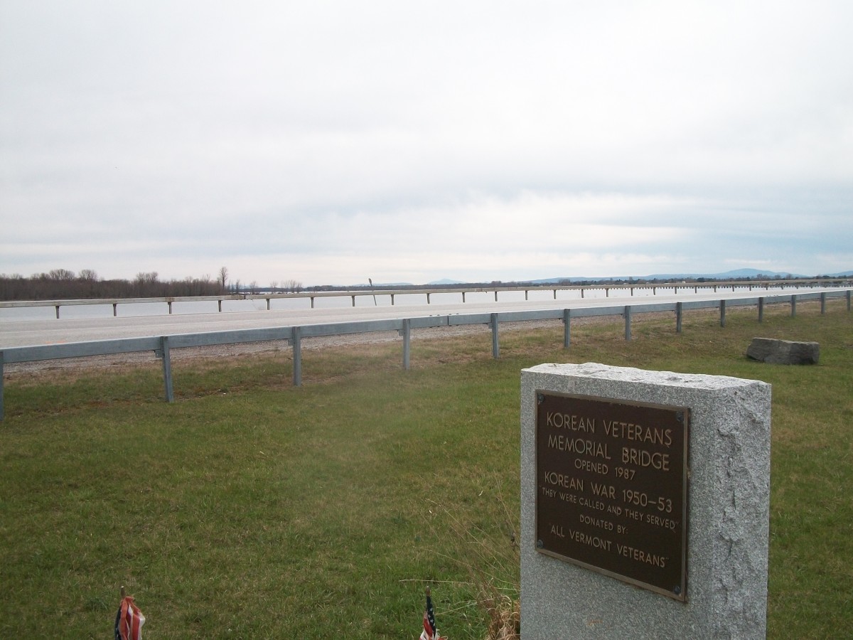 Visiting the Korean Veterans' Memorial Bridge, Alburgh, Vermont: Scenic ...