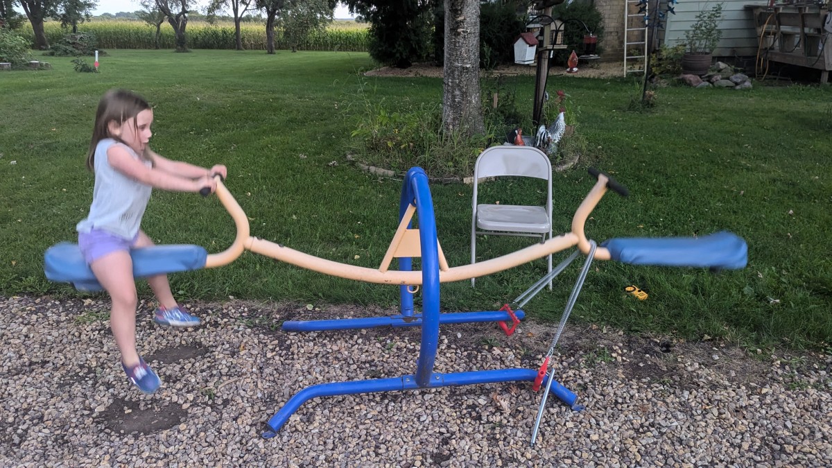 One Child Teeter Totter - Using a Muscle Builder Spring - HubPages
