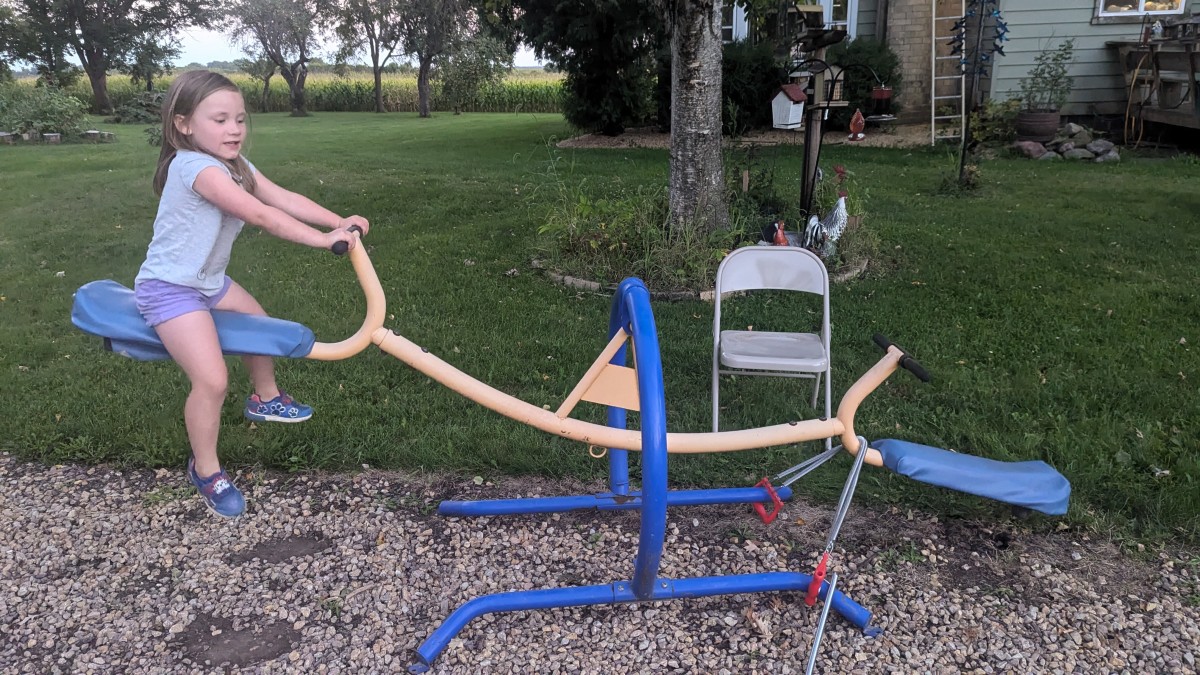 One Child Teeter Totter - Using a Muscle Builder Spring - HubPages