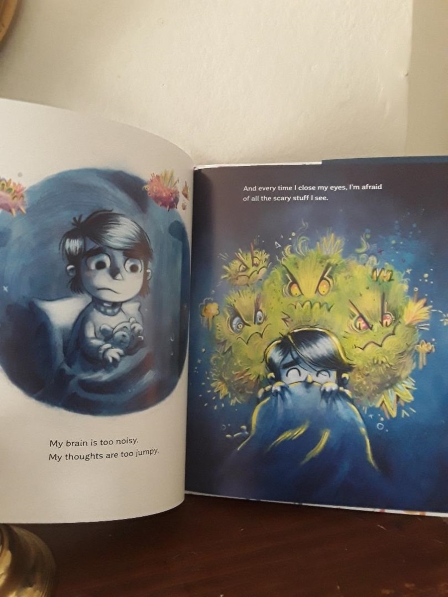 Scary Night Feelings Come With a Noisy Brain in Reassuring Picture Book ...