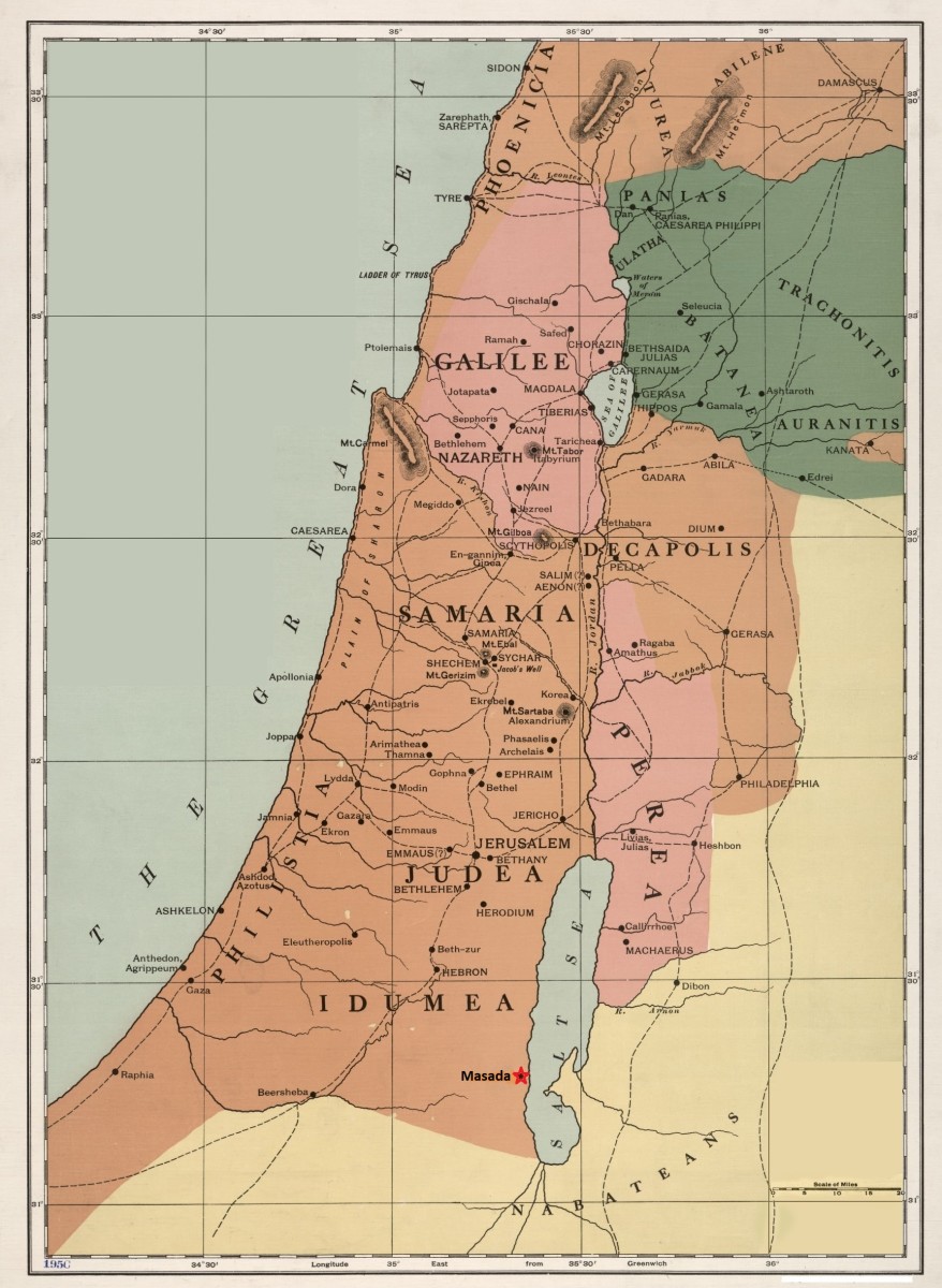 King Herod the Great’s Palace-Fortress at Masada - HubPages