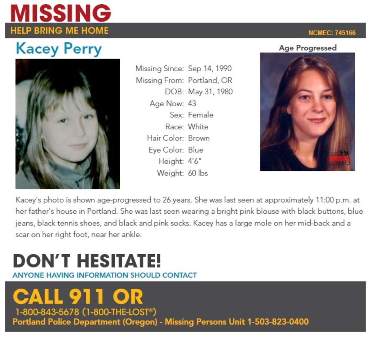 Kacey Perry: Friends Revive Case of Girl Missing 30+ Years - HubPages
