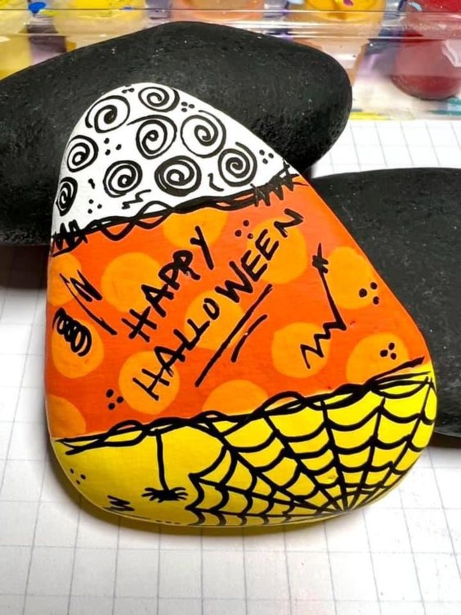 60+ Spooktastic Halloween Rock Painting Ideas - HubPages